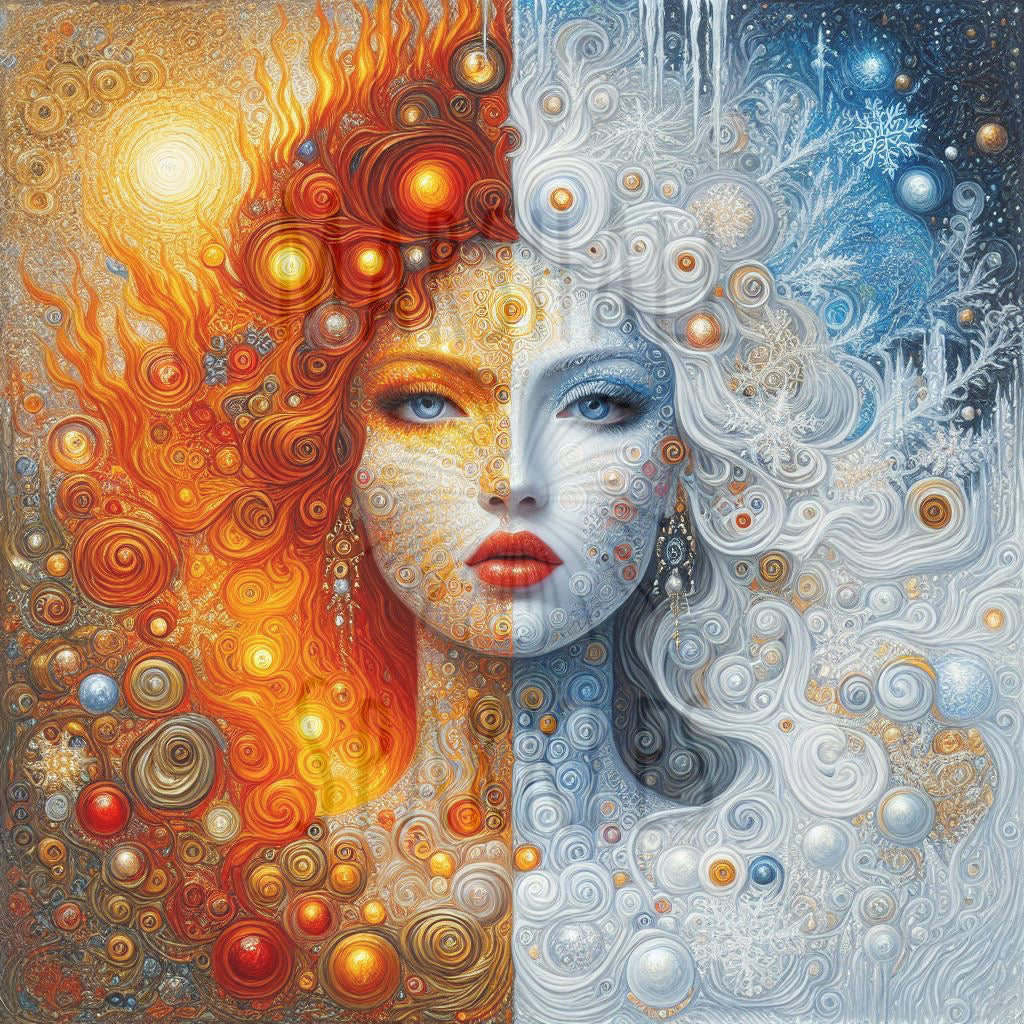 Fire and Ice © 50x50 – Marshall Sparkles